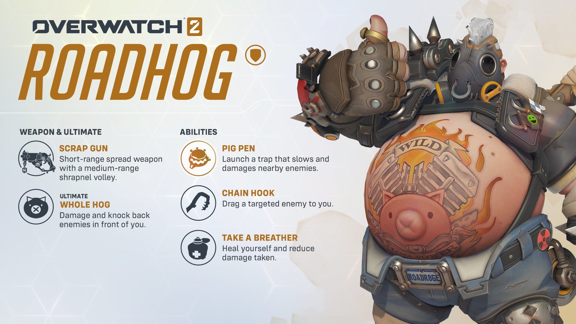 The latest rework of Roadhog goes live today - Overwatch - Gamereactor