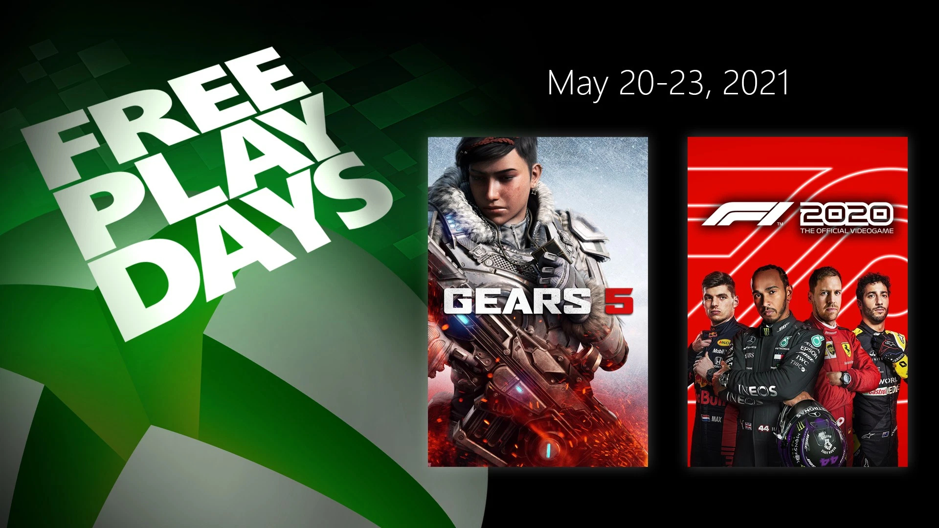 Play F1 2020 and Gears 5 for free this weekend