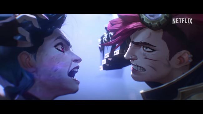 Arcane shows Jinx fight Vi in season 2 trailer - Arcane (Netflix ...