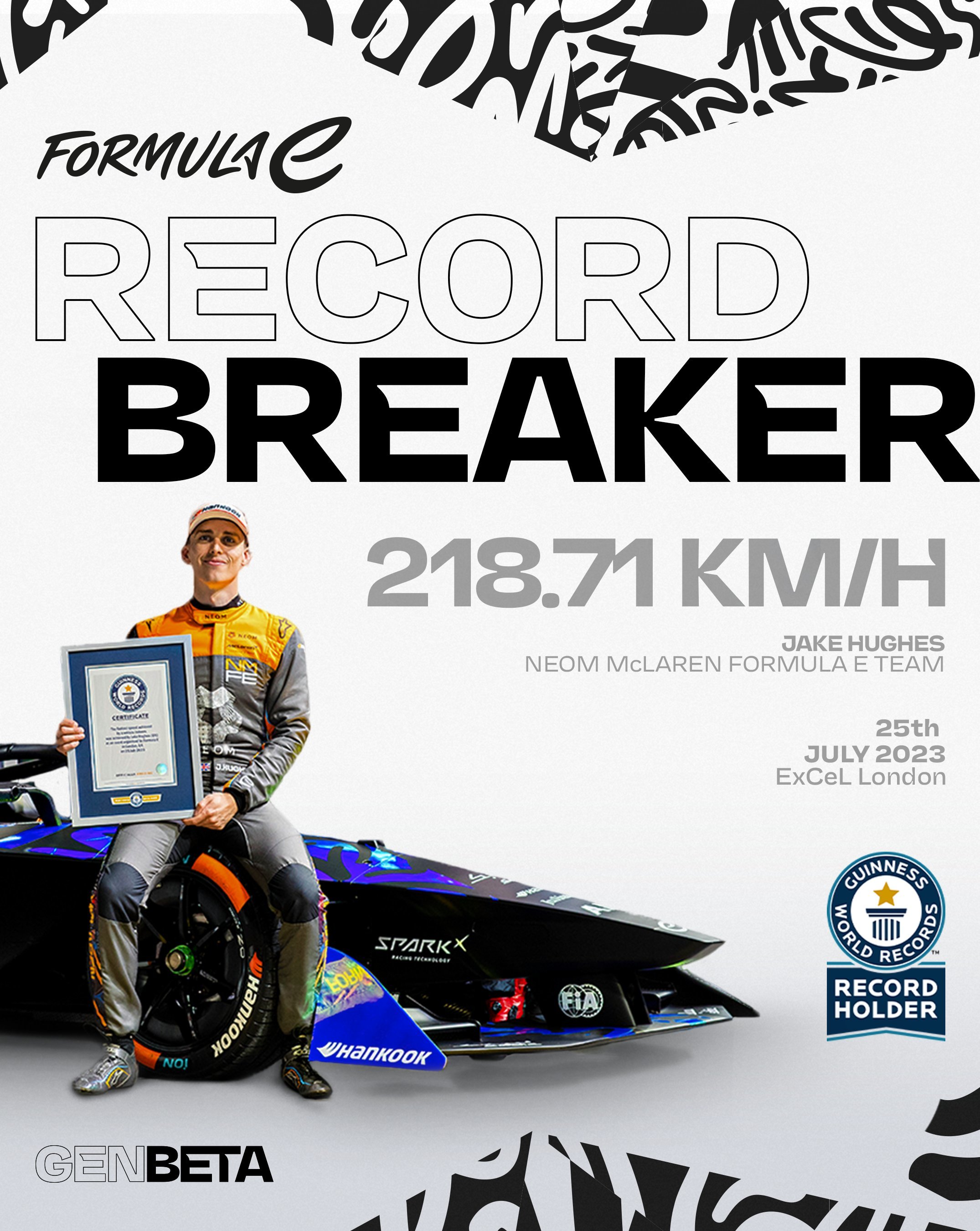 Record for fastest speed by an indoor vehicle broken by Formula E car ...