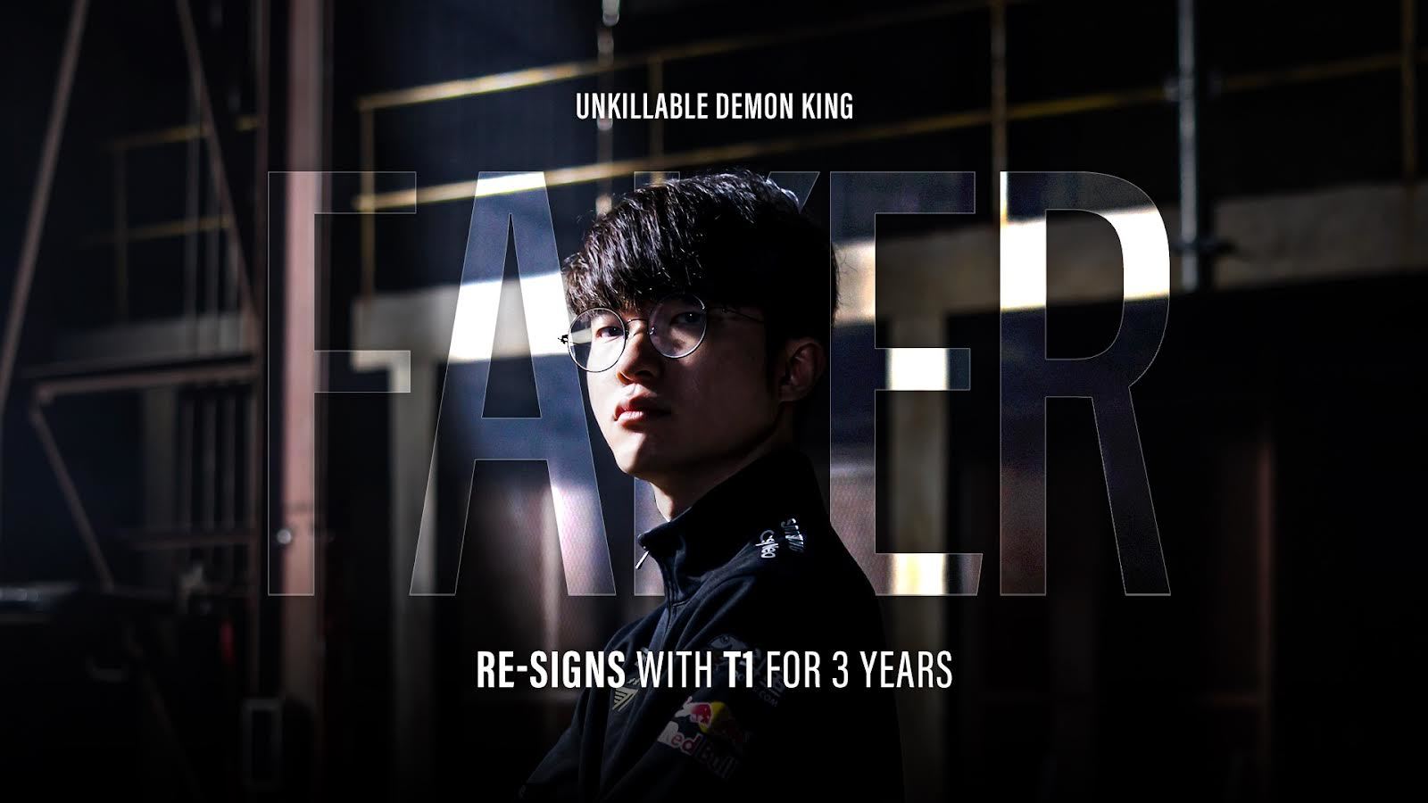 Faker has re-signed with T1 for three more years - League of Legends ...