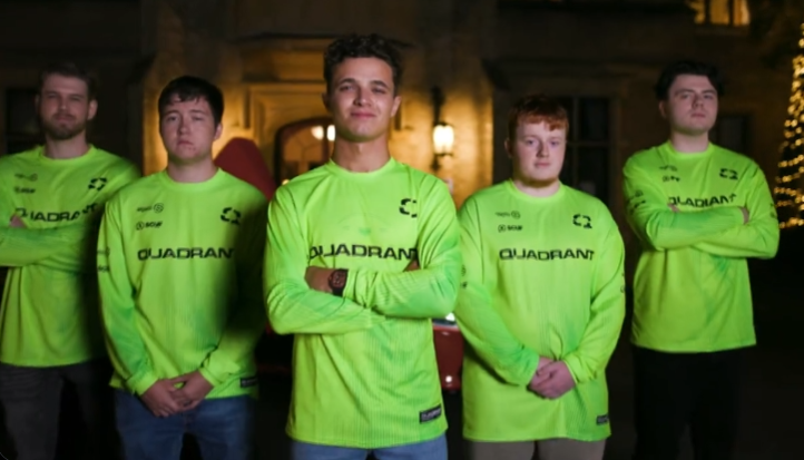 Lando Norris' Quadrant has entered competitive Rocket League