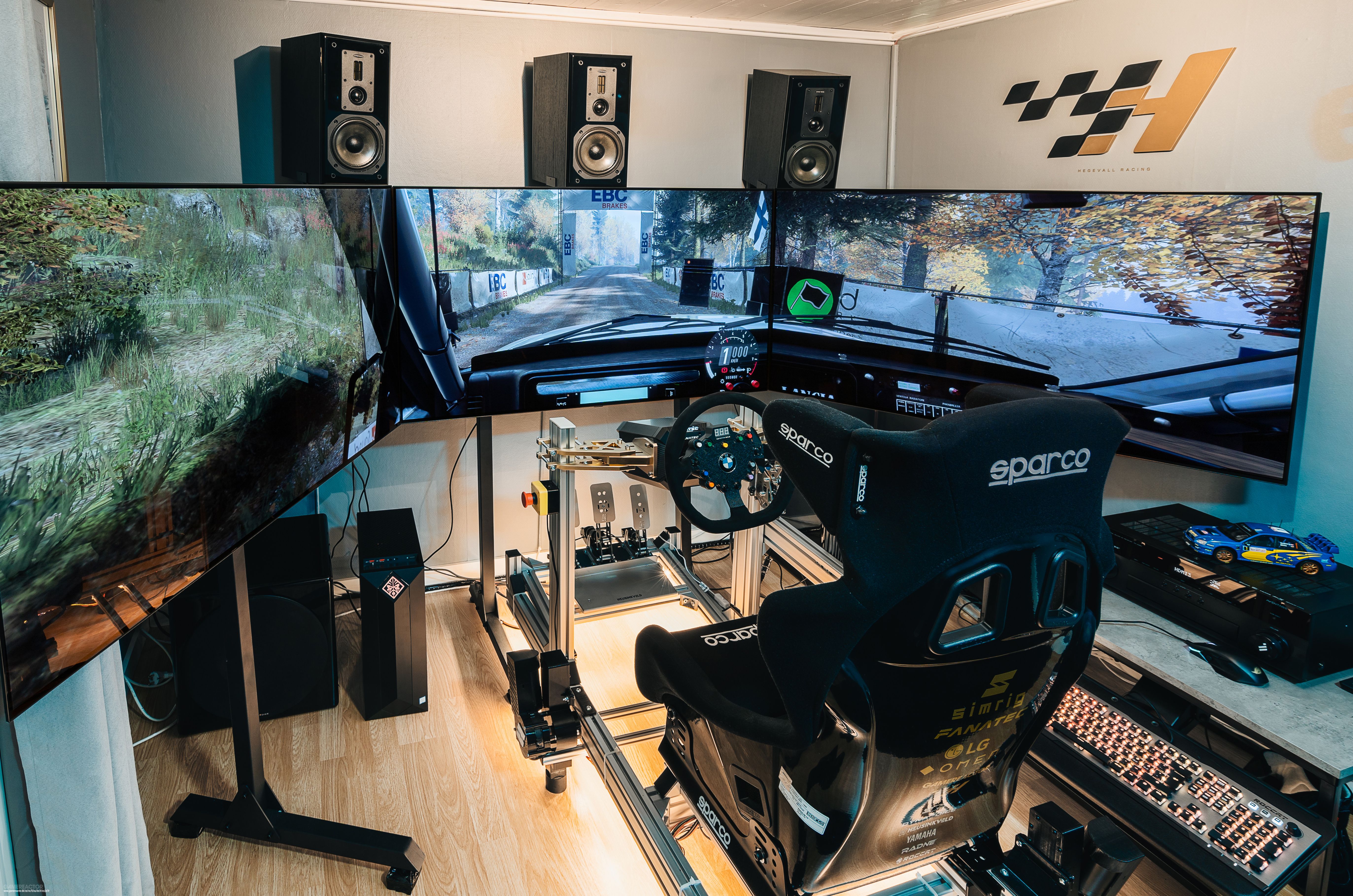 Check out Gamereactor's new racing-sim rig - - Gamereactor
