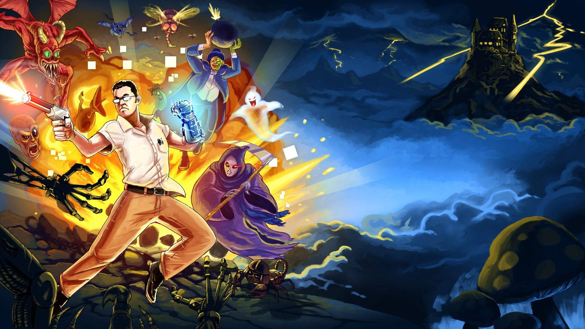 Angry Video Game Nerd unveils his own NES game - - Gamereactor