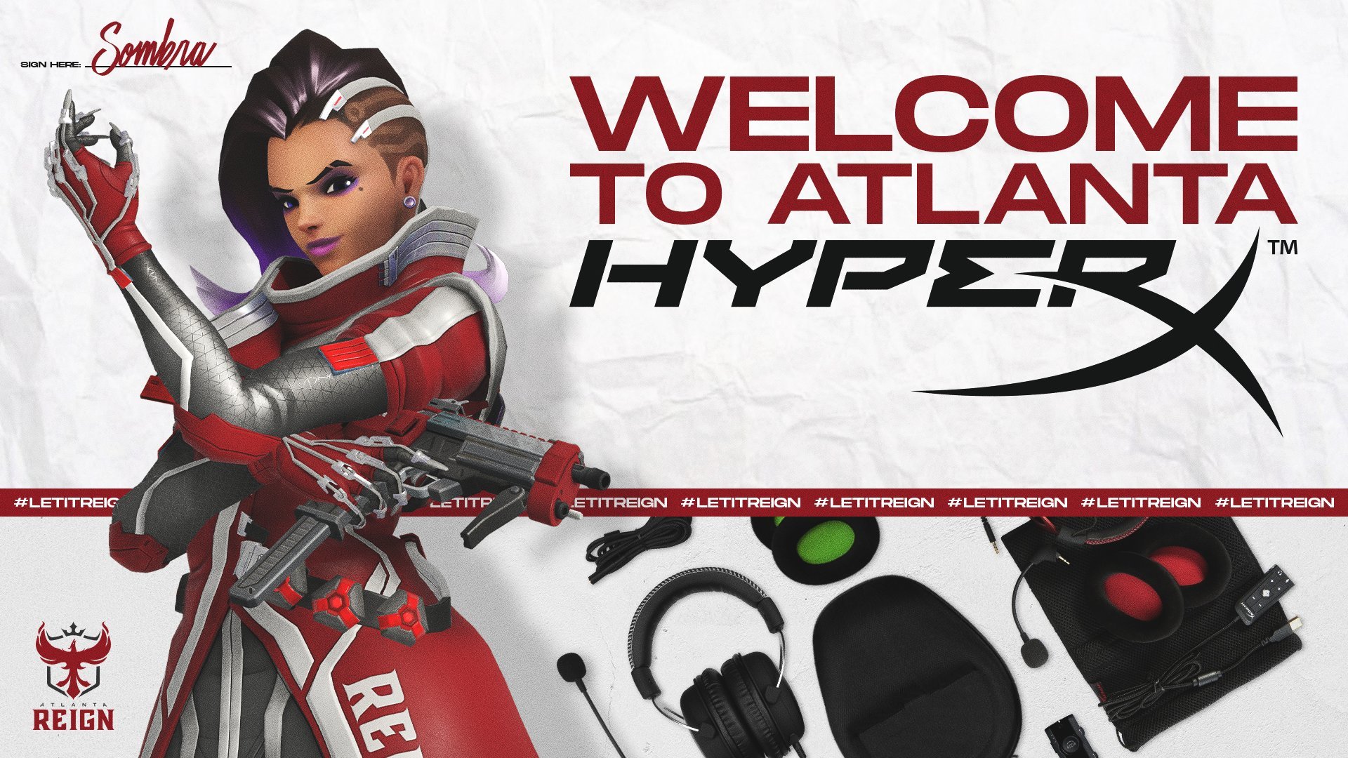 Atlanta Reign adds HyperX as a peripheral sponsor - Overwatch - Gamereactor