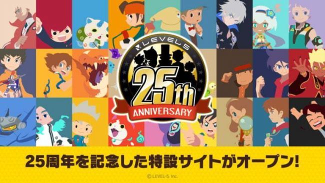 Level-5 celebrates 25 years and promises to reveal dates on upcoming ...