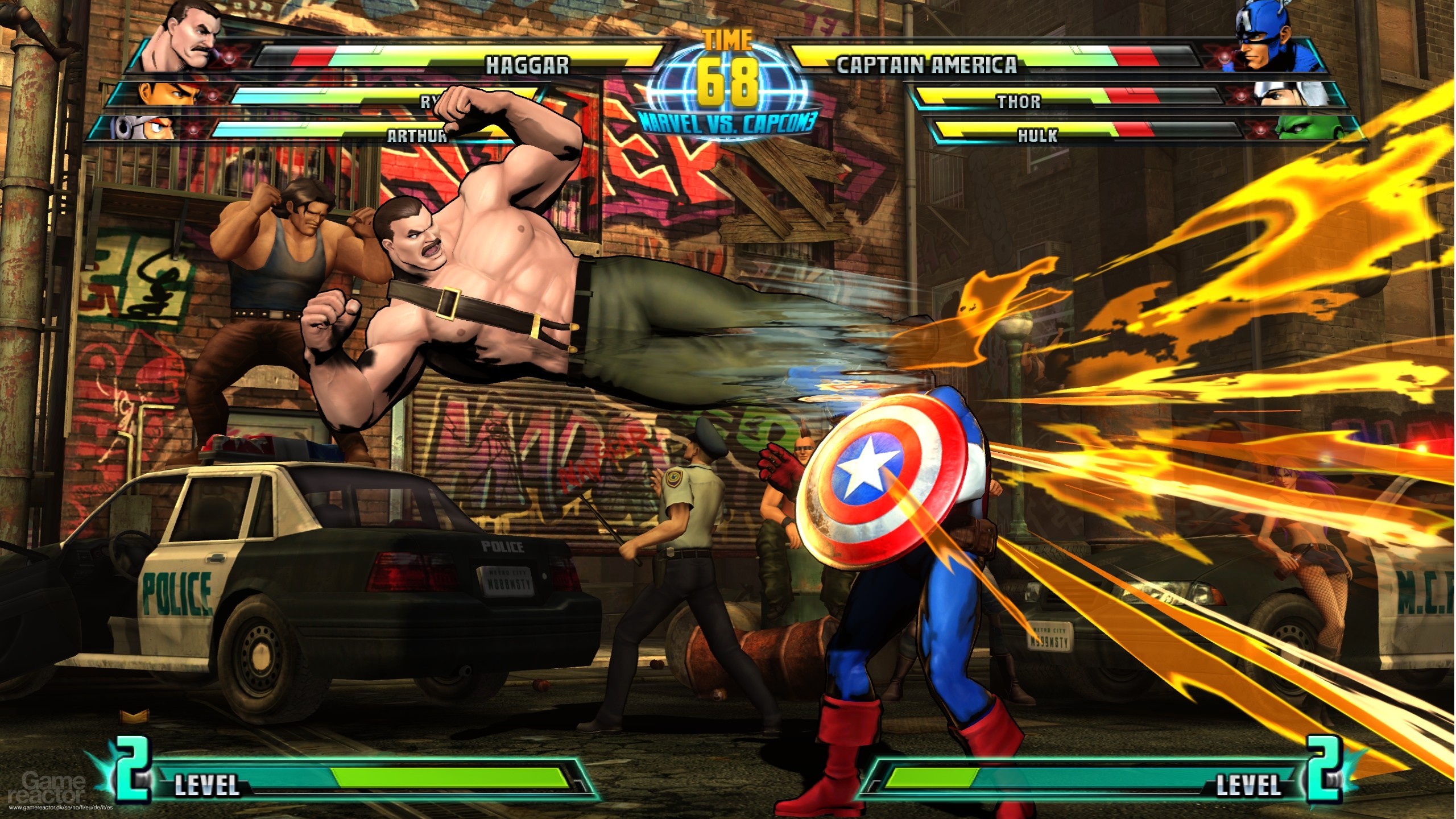 Mvc3 Haggar Tags In Marvel Vs Capcom 3 Fate Of Two Worlds Gamereactor