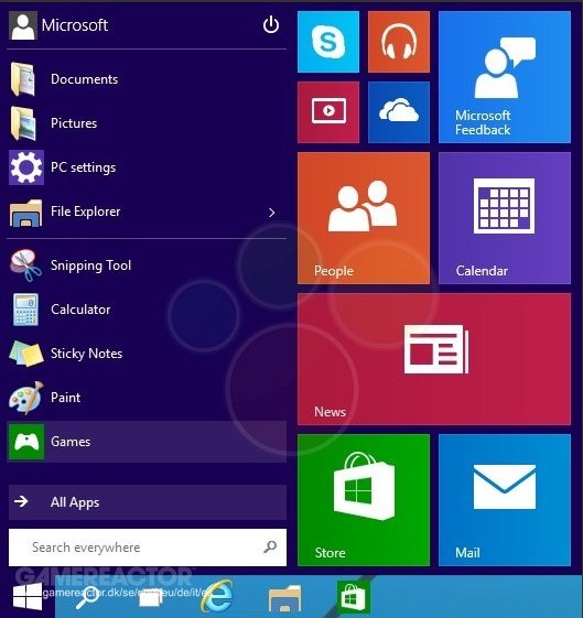 Windows 9 screenshots leaked - - Gamereactor
