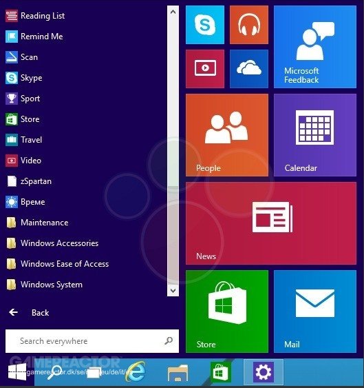Windows 9 screenshots leaked - - Gamereactor