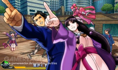 Project X Zone 2 with Phoenix Wright and many more