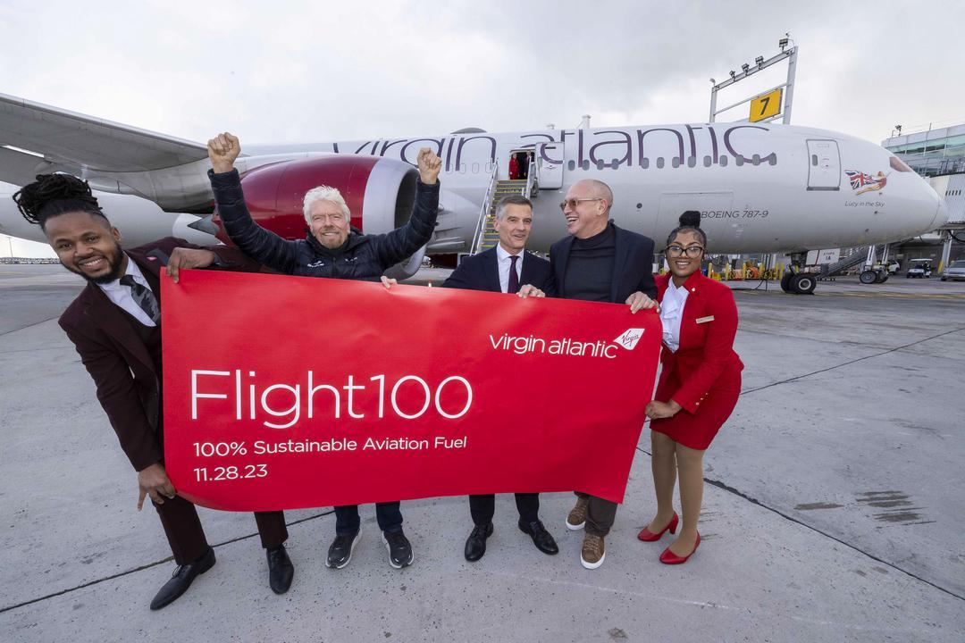 Virgin Atlantic to make transatlantic flight using 100% Sustainable ...