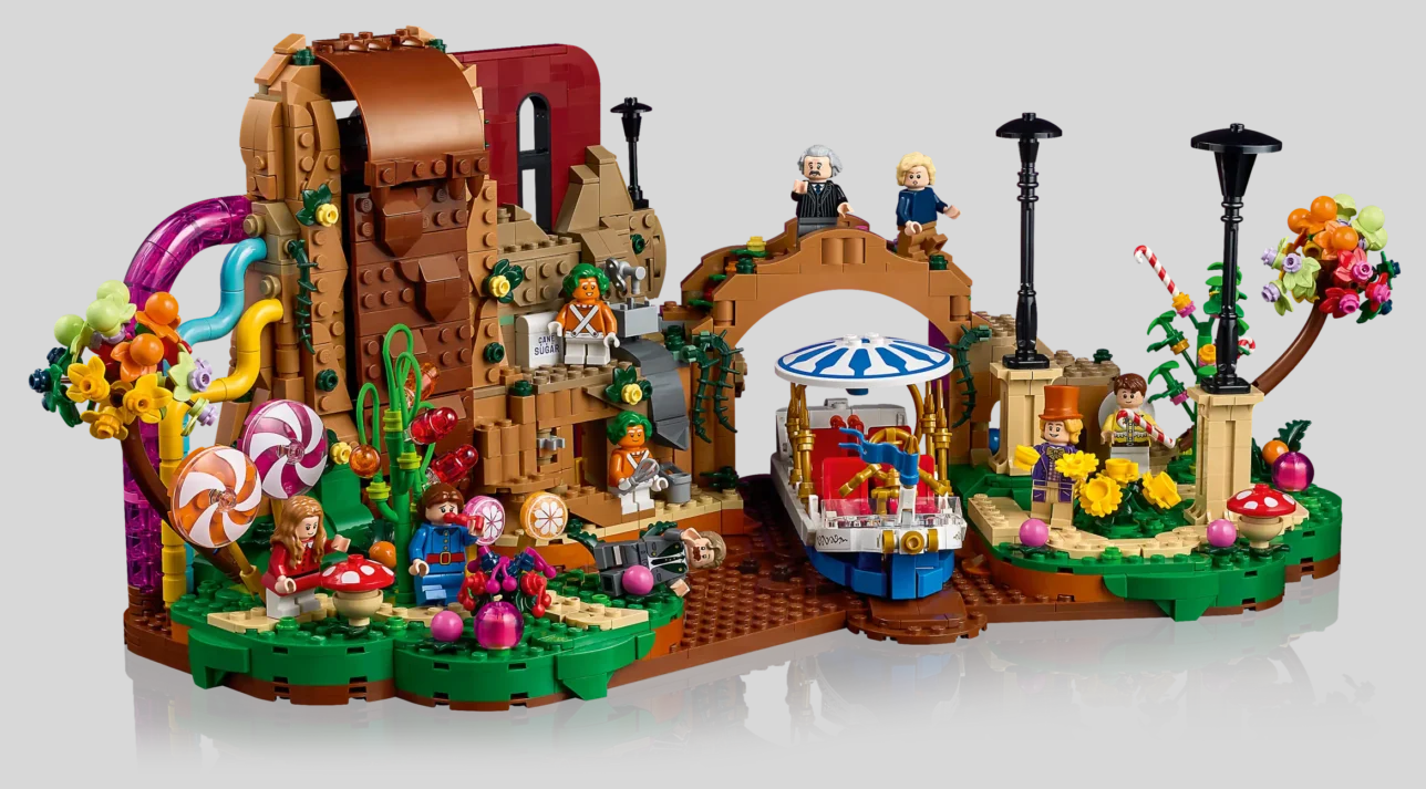 Lego unveils Willy Wonka's chocolate factory - - Gamereactor