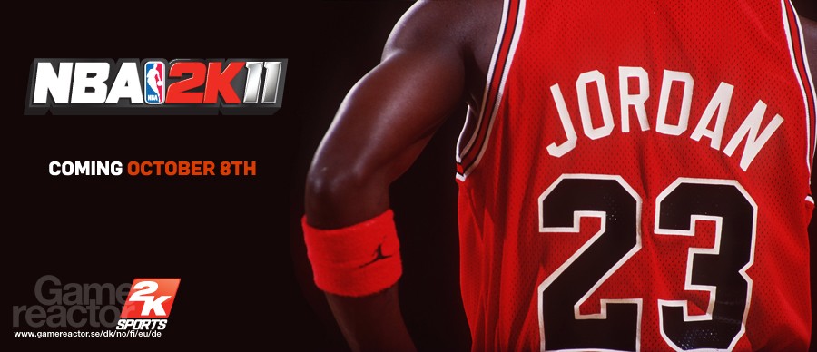 Air Jordan on NBA 2K11 cover
