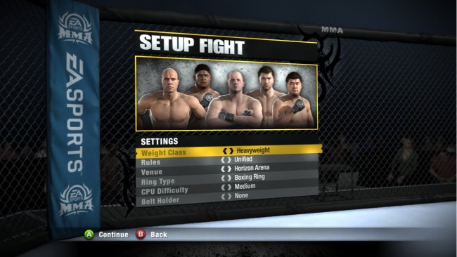 EA Sports MMA demo details
