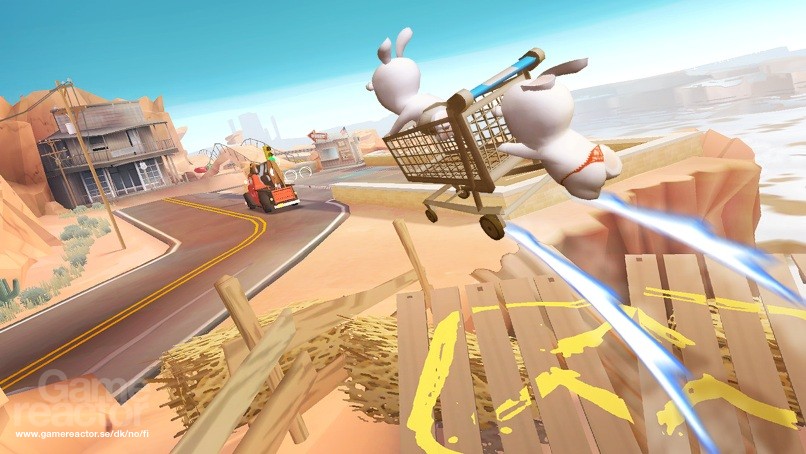 The Rabbids poses for screens - Rabbids Go Home - Gamereactor