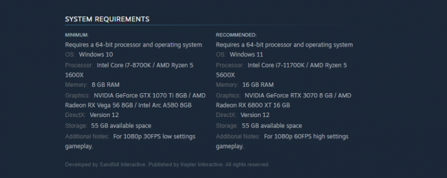 Clair Obscur: Expedition 33 reveals PC requirements