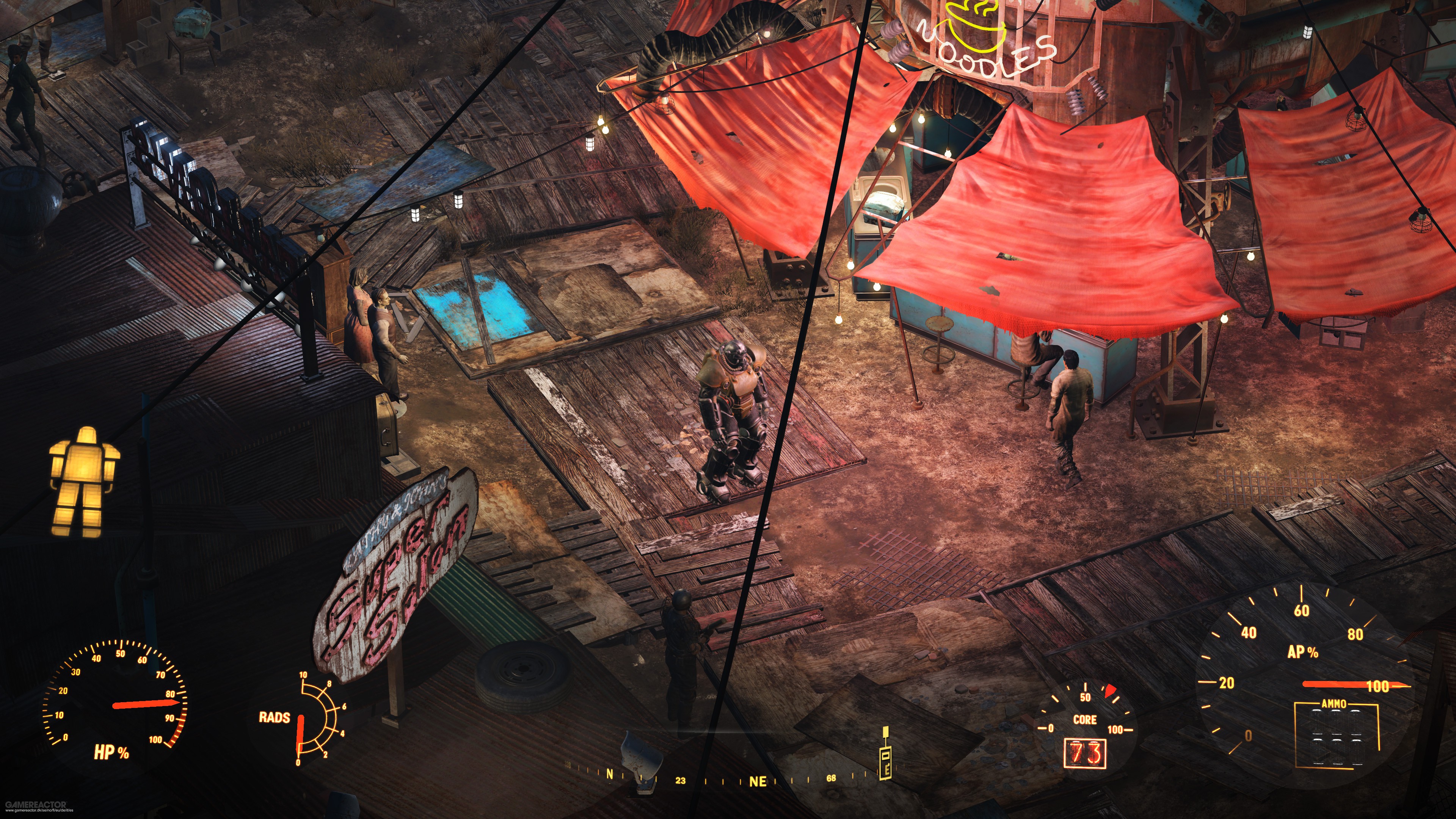 Fallout 4 made to look like Fallout 1