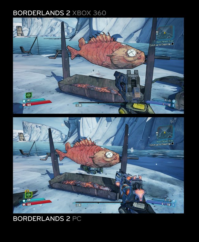 Graphics Duel: Borderlands 2
