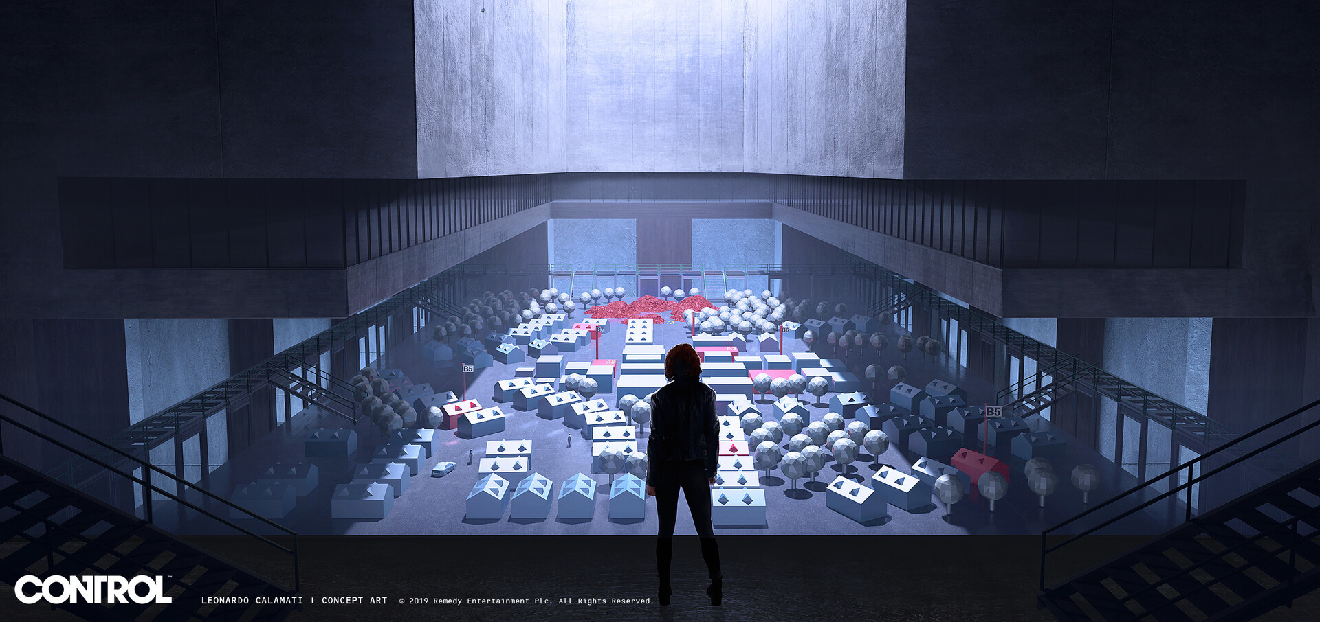 Check out some of the concept art used in Control