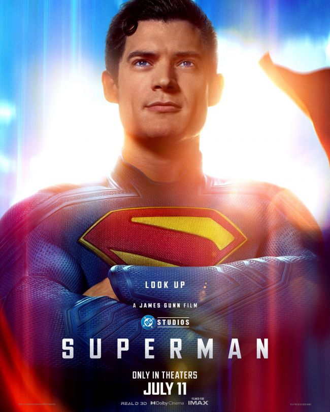 Check out the official movie poster for Superman