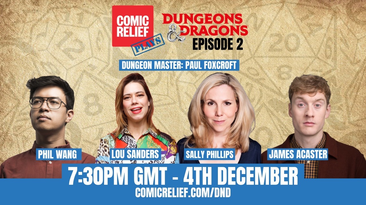 UK comedians to play Dungeons and Dragons for Comic Relief - - Gamereactor
