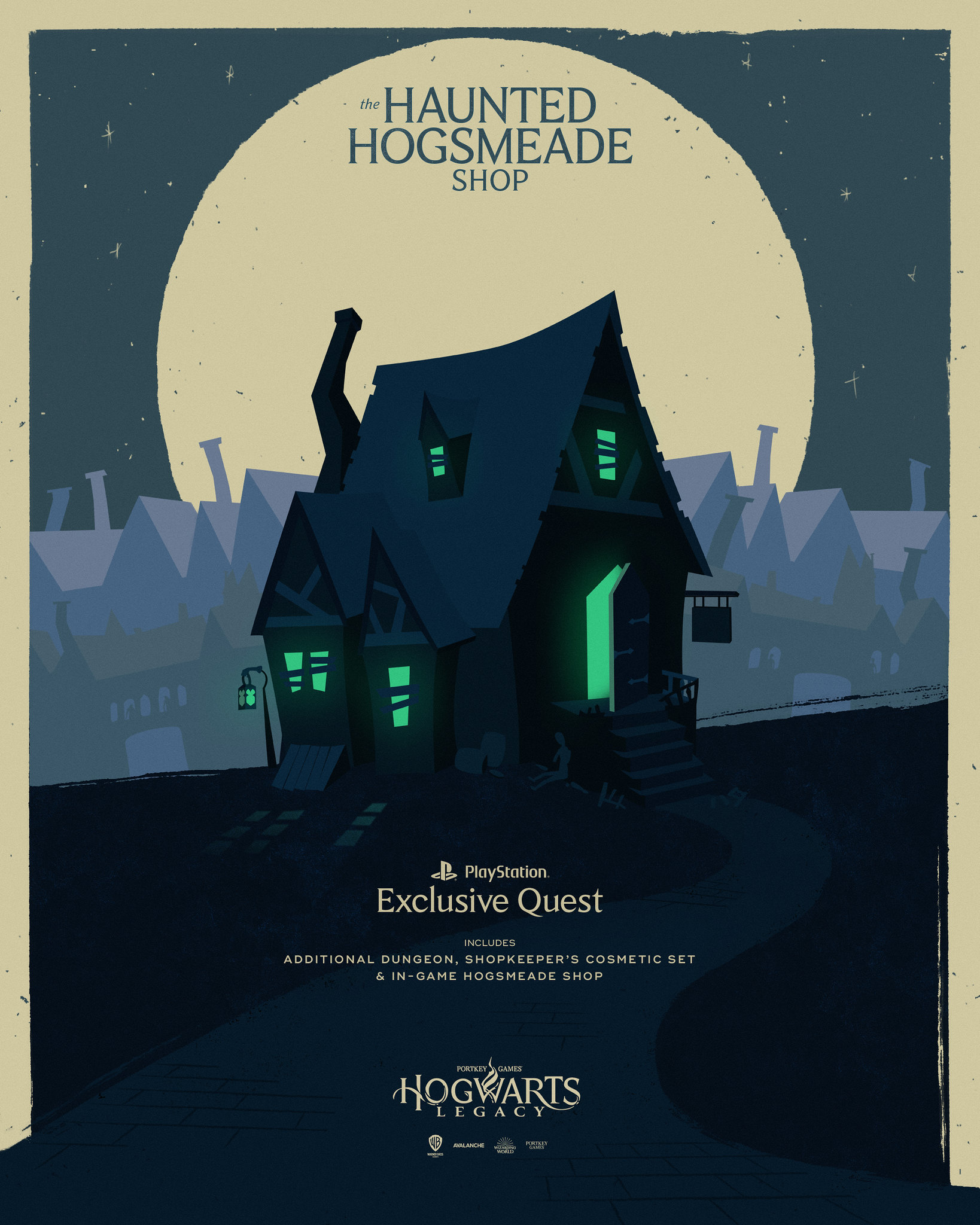 PlayStation players will be able to head to a spooky Hogsmeade shop in ...