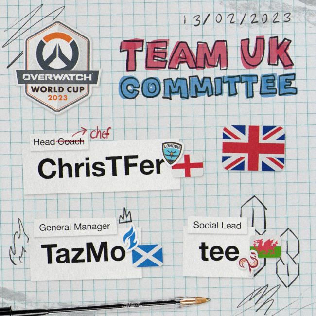 The Team UK Overwatch World Cup head coach and general manager has been ...