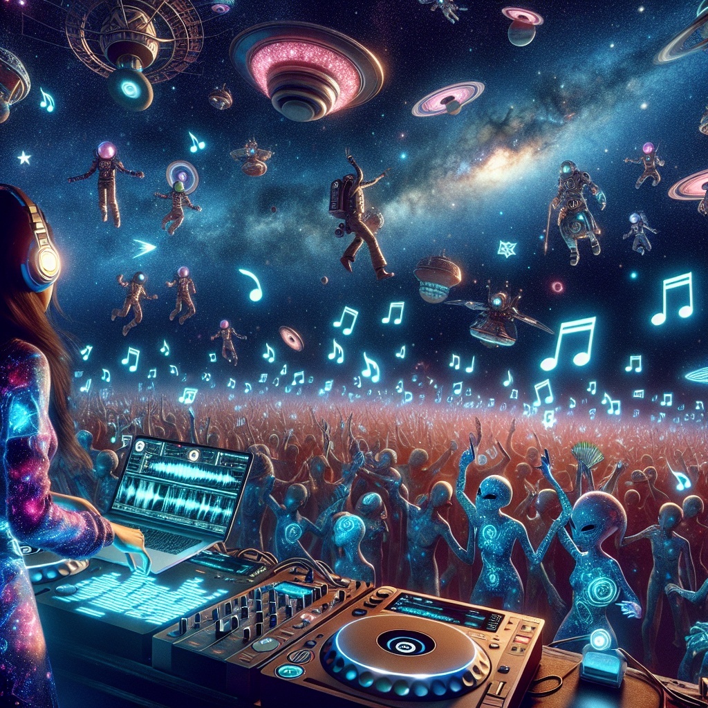 For the first time ever, hip-hop has been broadcast into space ...