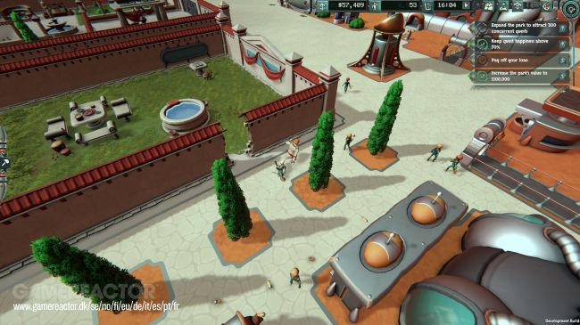 Mars Attracts, theme park sim where you can enslave Julius Caesar, gets first gameplay trailer