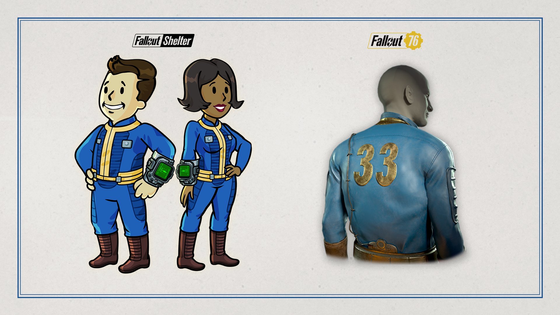 Get the Vault 33 Jumpsuit for free in Fallout Shelter and Fallout 76