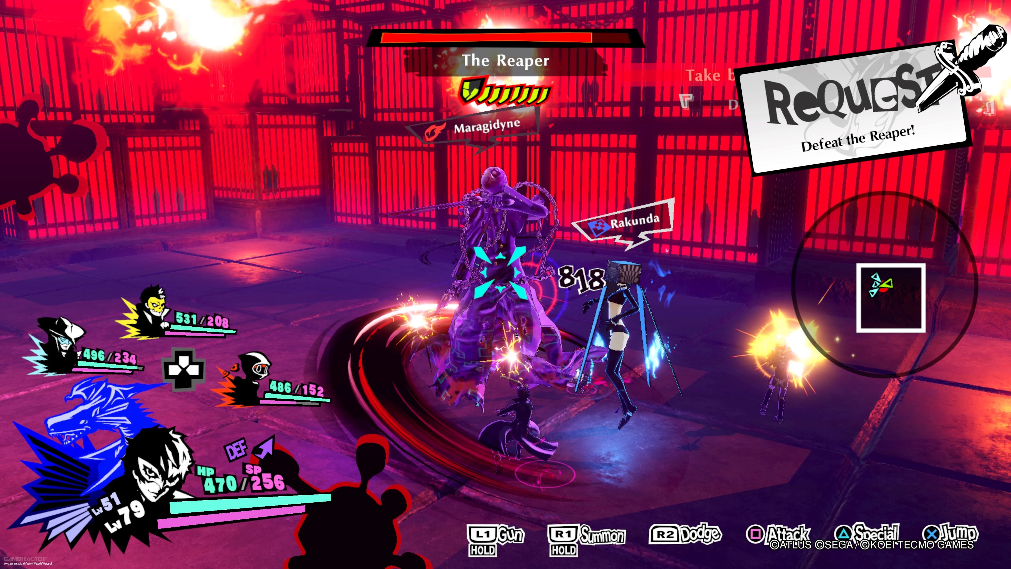 Persona 5 Strikers Review Review - Gamereactor