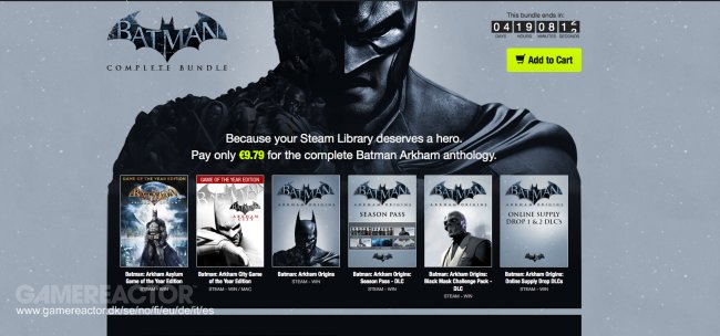 Batman bundle offers all Arkham games and DLC - Batman: Arkham Origins ...