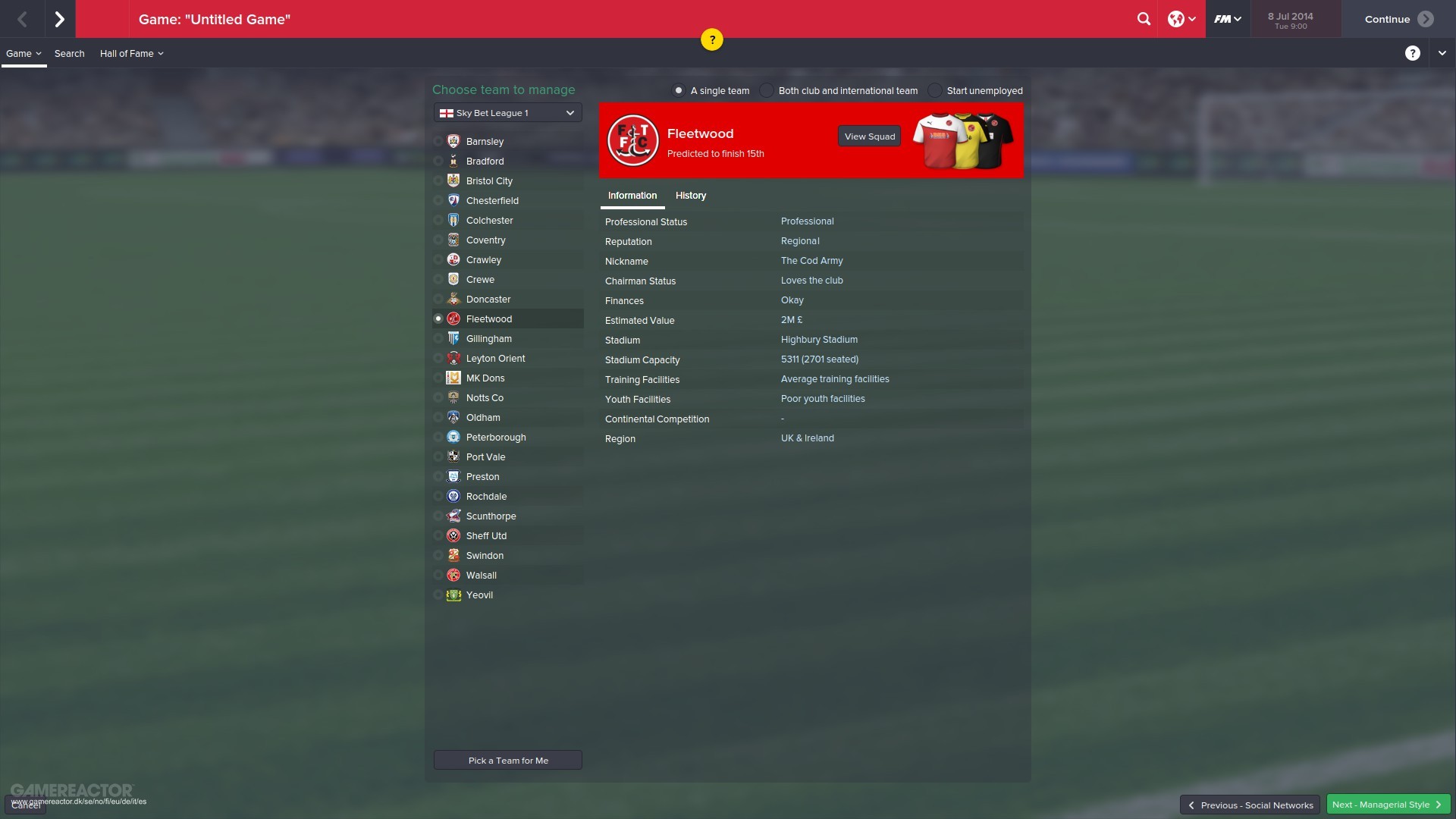 Football Manager 2015 Review - Gamereactor