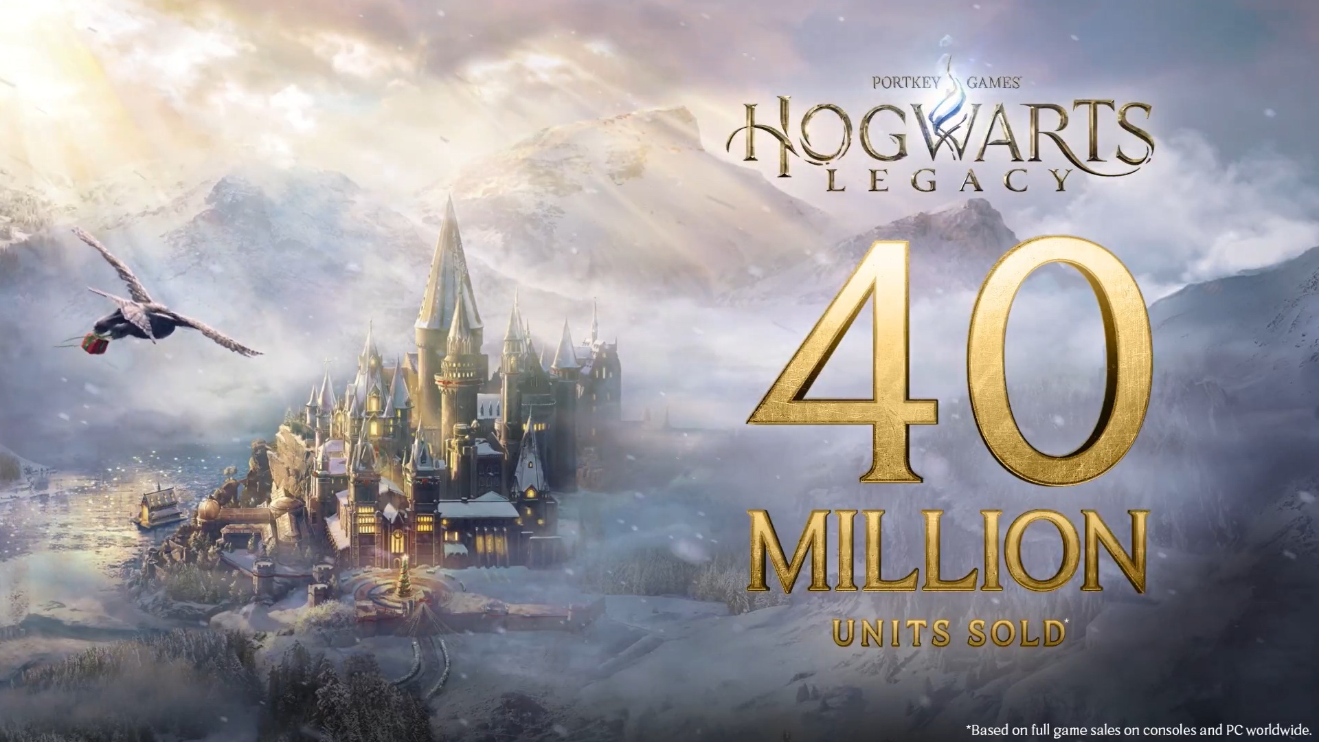 Hogwarts Legacy has sold more than 40 million copies
