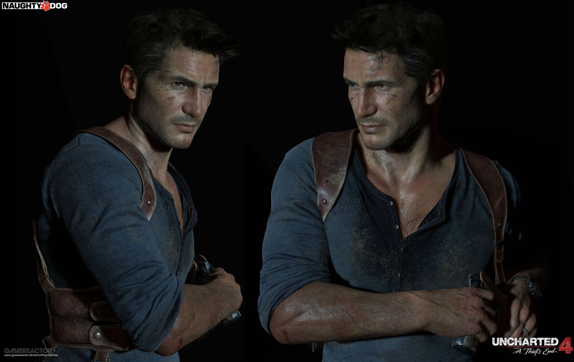 A couple of high res renders of Nathan Drake - Uncharted 4: A Thief's ...