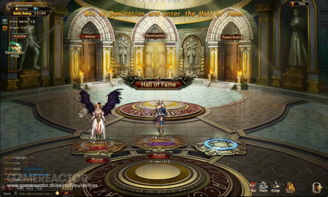 League of Angels MMO going live