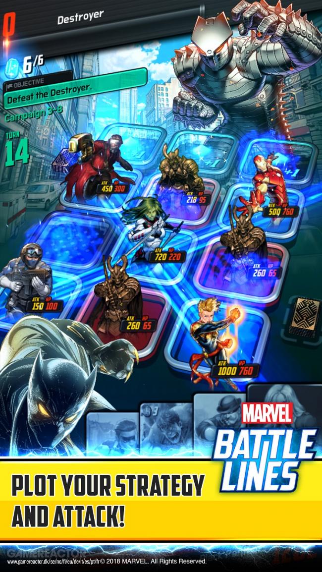 Marvel Battle Lines coming to iOS and Android this month
