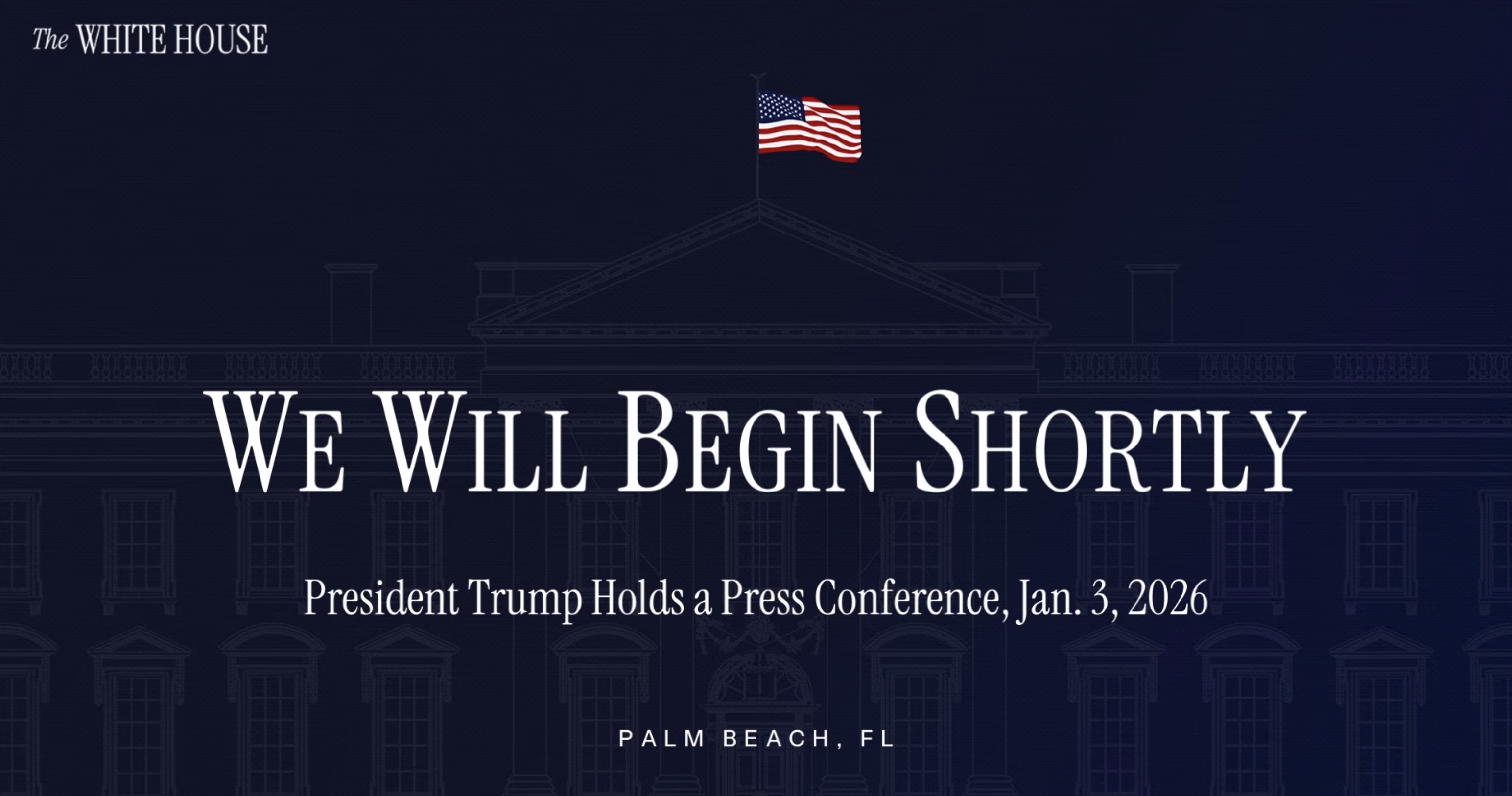 WATCH: Trump holds press conference to talk about strike against ...