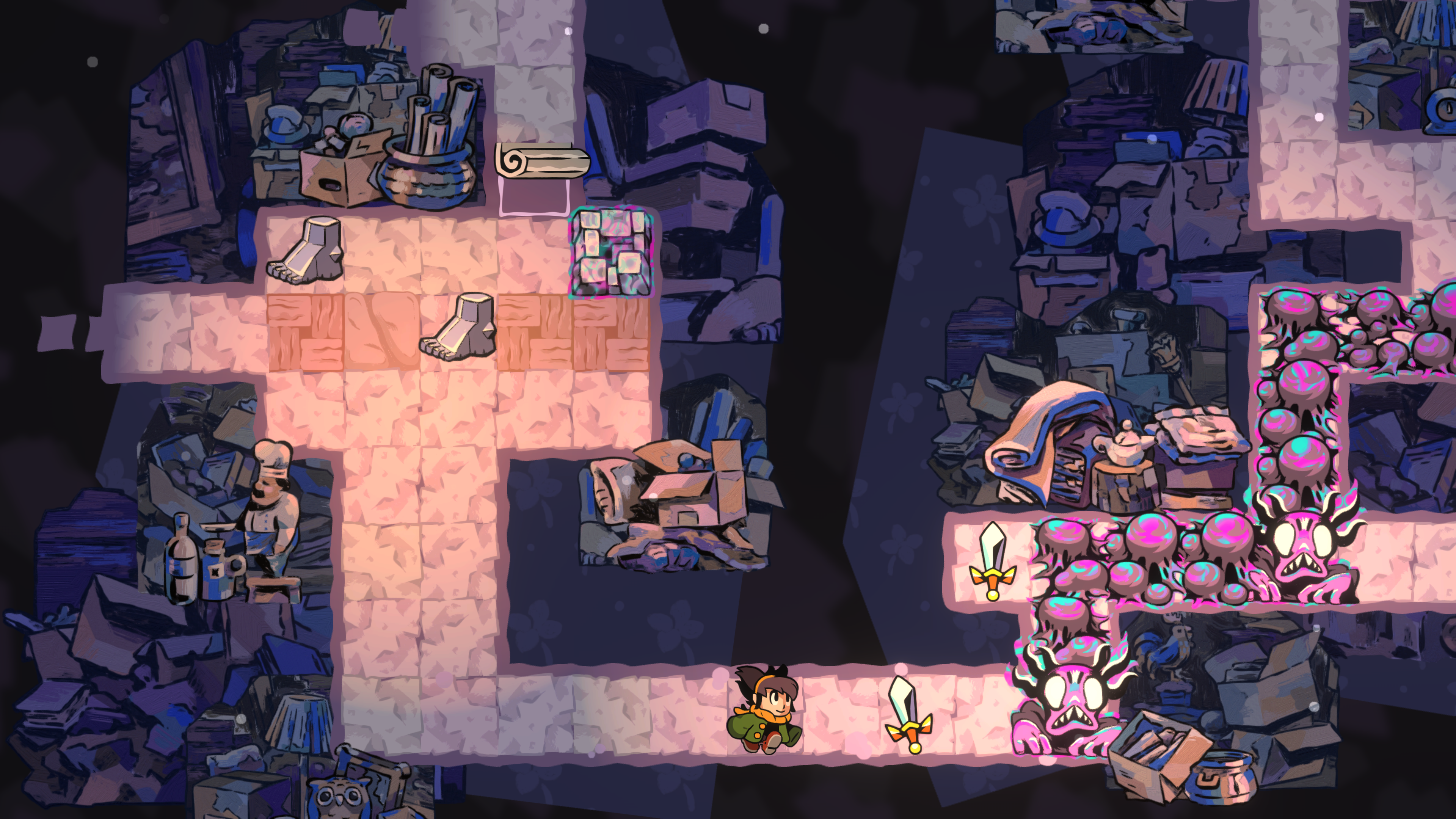 Arranger: A Role-Puzzling Adventure Review - Gamereactor