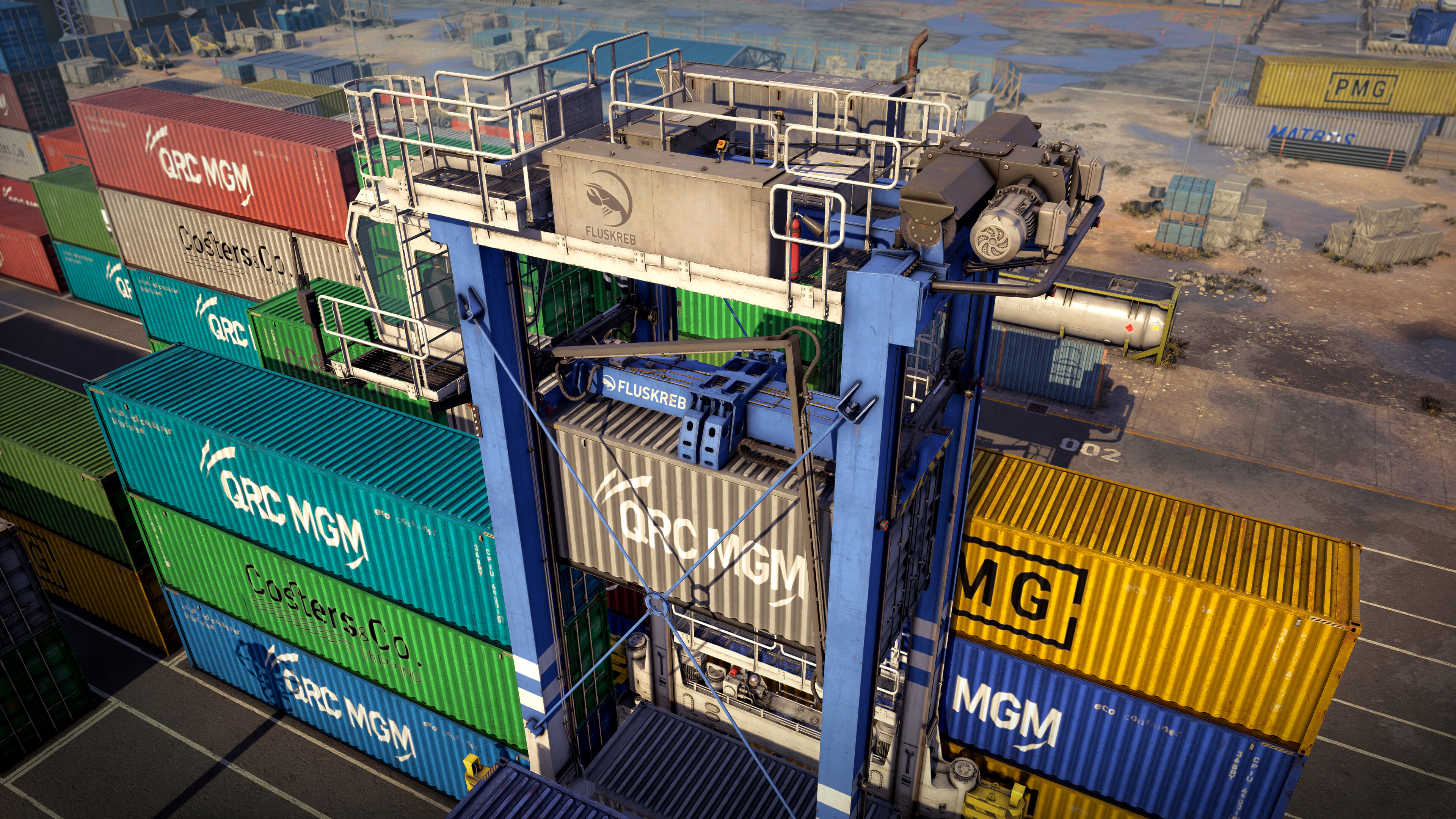 Become a heavy-duty crane operator in Saber Interactive's upcoming Docked