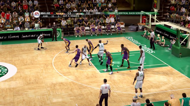 Our screens from NBA Live 09