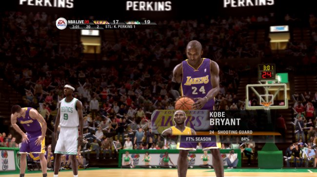 Our screens from NBA Live 09