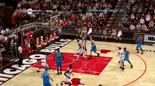 Our screens from NBA Live 09