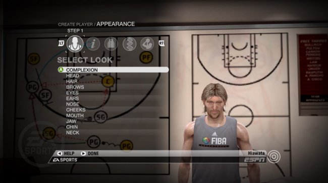 Our screens from NBA Live 09