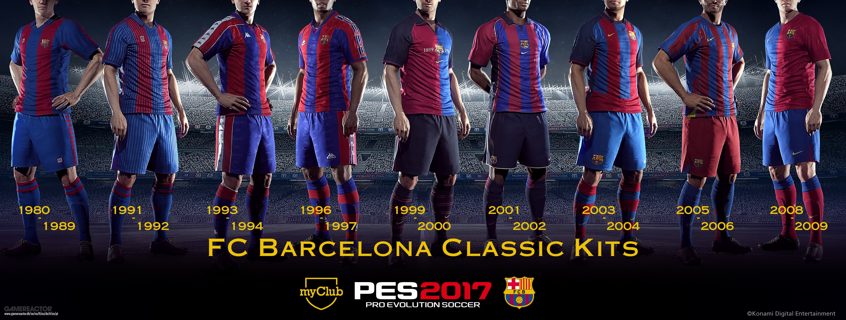 PES 2017's Barcelona Legends given a new trailer - Pro Evolution Soccer ...