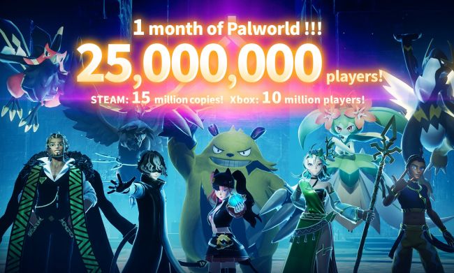 Palworld surpasses 25 million players