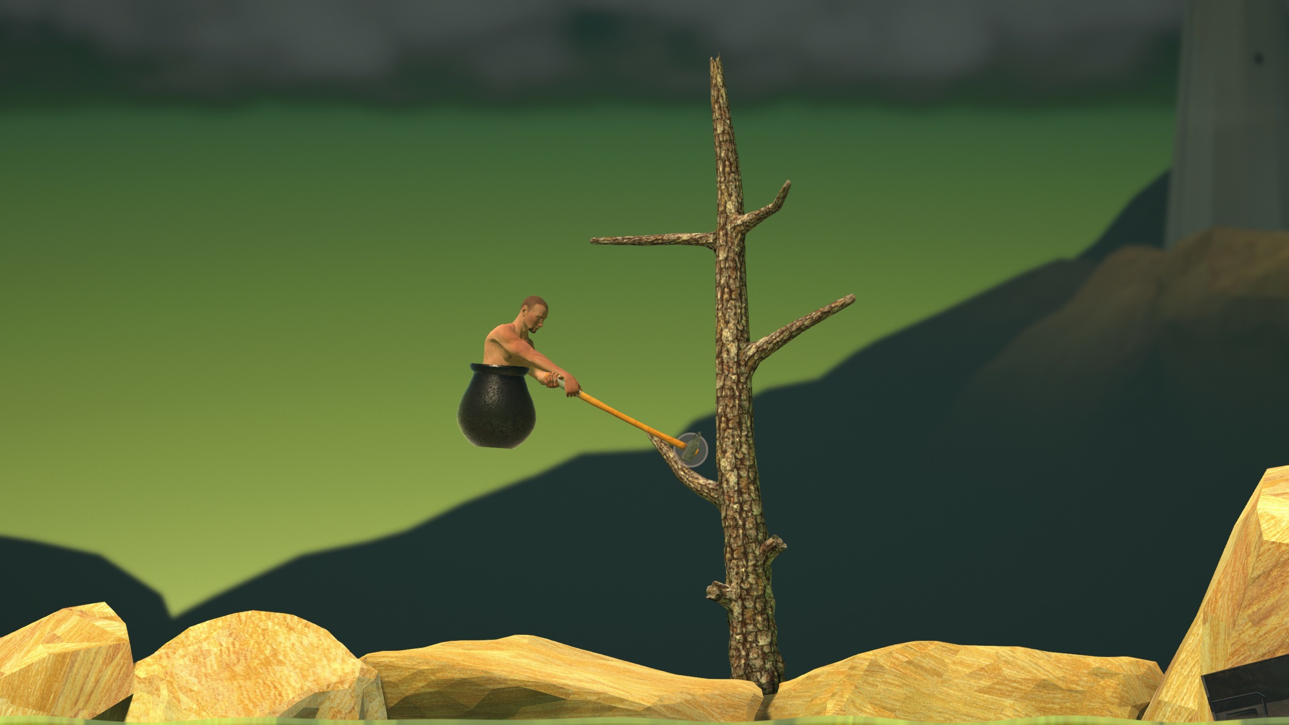 Getting Over It with Bennett Foddy Review - Gamereactor