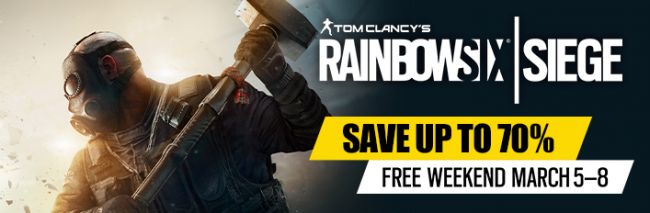 Rainbow Six: Siege is free this weekend