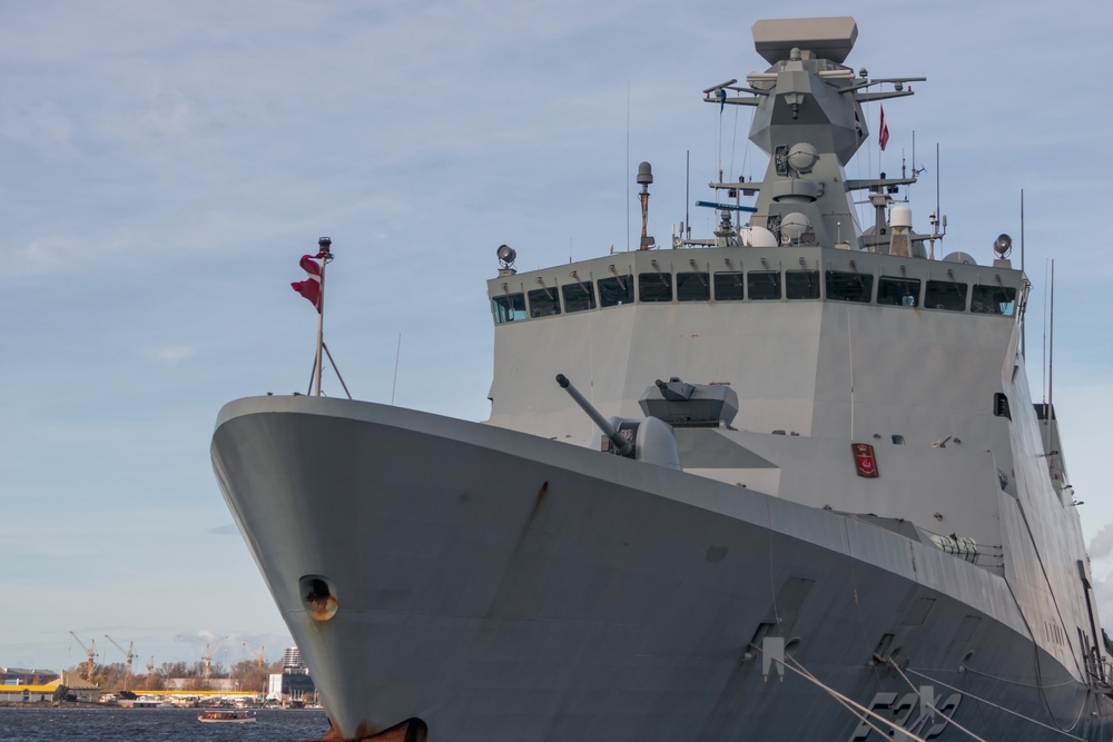 This iconic frigate patrolling the waters off Copenhagen and Amager ...