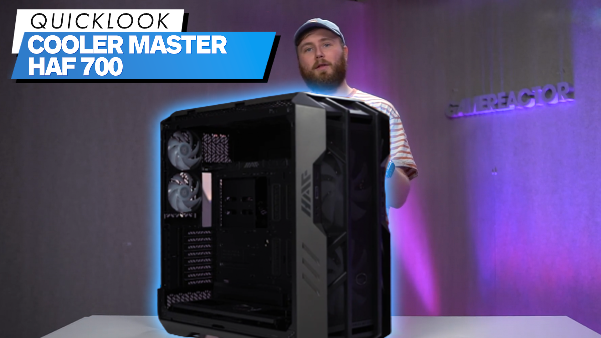 Cooler Master's HAF 700 PC chassis is an absolute behemoth - - Gamereactor